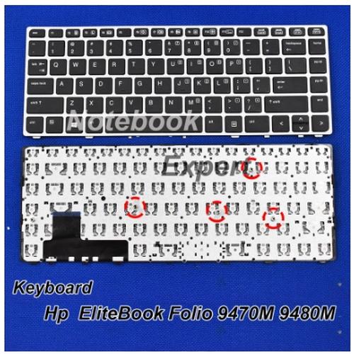 Jual keyboard Hp EliteBook Folio 9470M 9480M Black - Jakarta Pusat ...