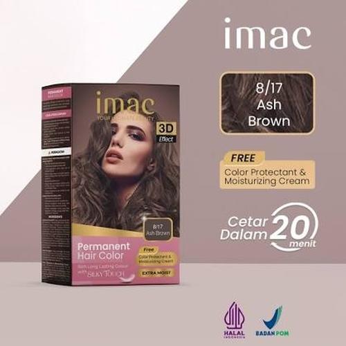 Jual Imac Permanent Hair Colour Pewarna Rambut Ash Brown - Jakarta ...