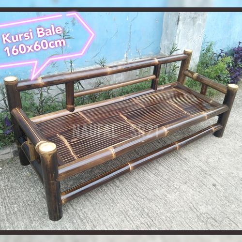 Jual bale bambu hitam 160x60 kursi tradisional - Kab. Bogor ...