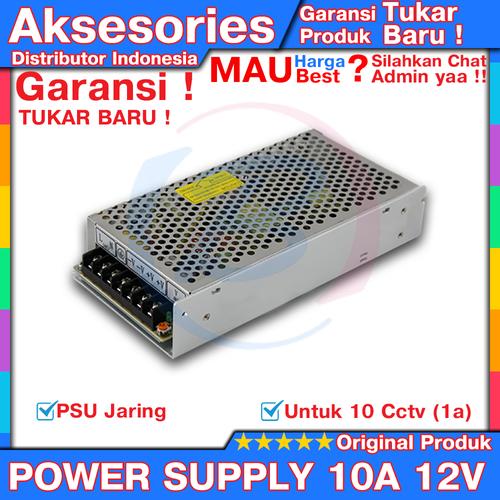 Jual Power Supply / PSU 10A 12V Untuk CCTV Original - Jakarta Barat ...