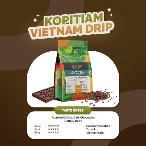 Jual BARU!! Delta Coffee - Kopitiam Vietnam Drip Robusta Dark Roast ...