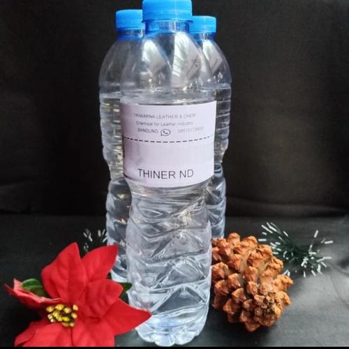 Jual tiner nd super 1 litr kemasan botol aqua untuk campuran cat besi ...