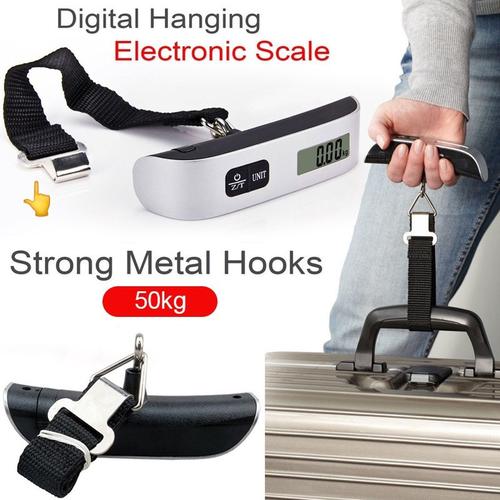 Jual Timbangan Tangan Koper Bagasi Tas Portable Scale 50KG Digital LCD ...