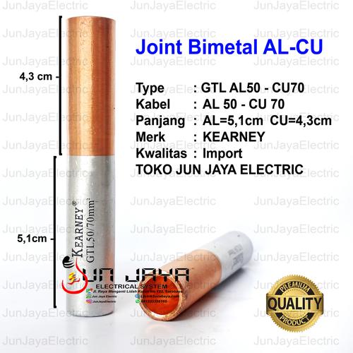 Jual Joint Bimetal AL-CU 50-70mm type GTL (Skun Connector) KEARNEY import - Kota Surabaya - Jun ...