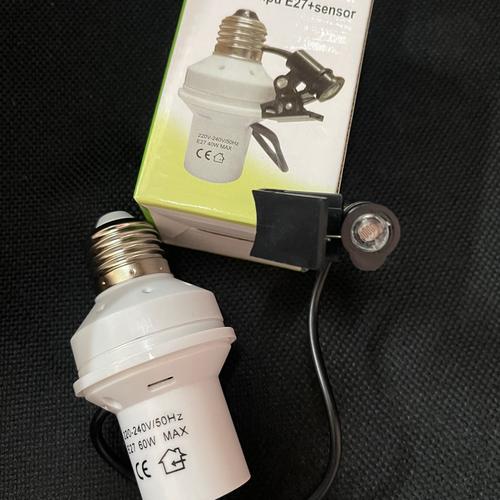 Jual Fitting lampu sensor cahaya YL-212A fiting sensor gelap otomatis ...