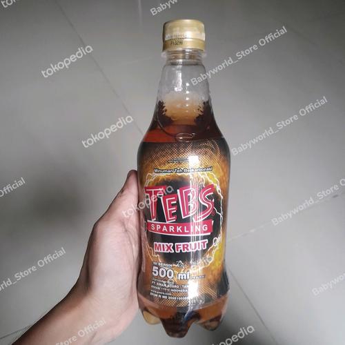 Jual Tebs Sparkling soda MIX FRUIT minuman teh aneka Buah botol 500ml ...