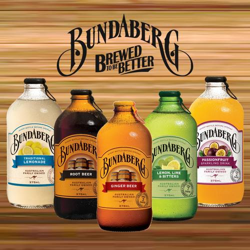 Jual BUNDABERG SPARKLING DRINK 375ML | BUNDABERG MINUMAN SODA 375 ML ...