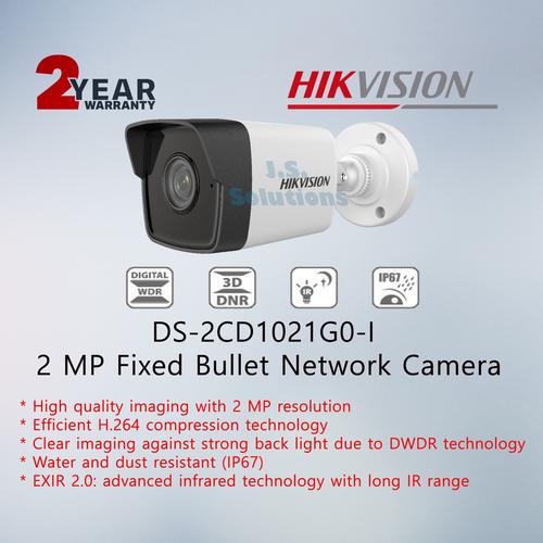 Jual Hikvision 2MP IP Bullet Outdoor DS-2CD1021G0-I - Jakarta Barat - J.S Solutions | Tokopedia