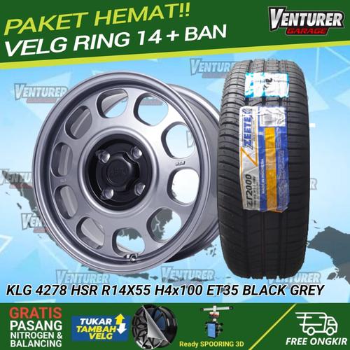 Jual PAKETAN PAKET VELG BAN MOBIL RACING WULING AIR EV RING 14 HSR KLG R14 - VELG AJA - Kota ...