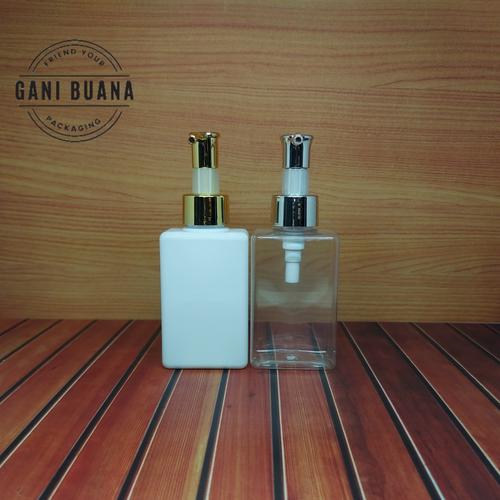 Jual BOTOL PUMP 100ML KOTAK TUTUP PUMP CLIP OIL GOLD/SILVER - Bening - Kota Bekasi - Gani Buana ...