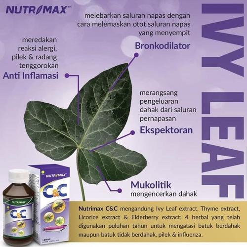 Jual Nutrimax C&C Syrup 100 ml / c&c / cnc / Obat Batuk kering ...