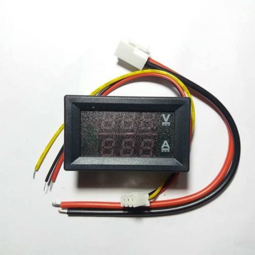 Jual Dual voltmeter Ampermeter volt amper meter 0-100V DC 10A DIsplay 0.28 - Kota Blitar ...