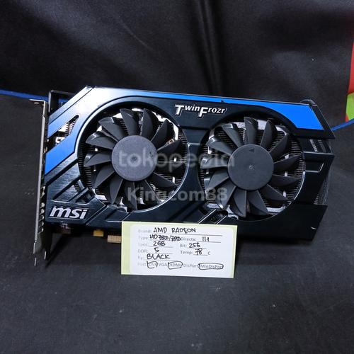 Jual MSI TWIN FROZR AMD RADEON HD 7850 2GB DDR5 256BIT DVI/HDMI/MINIDP ...