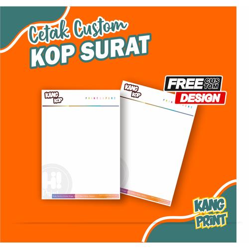 Jual Cetak Kop Surat Full Color - HVS 80gr, Borderless - Kota Bekasi ...