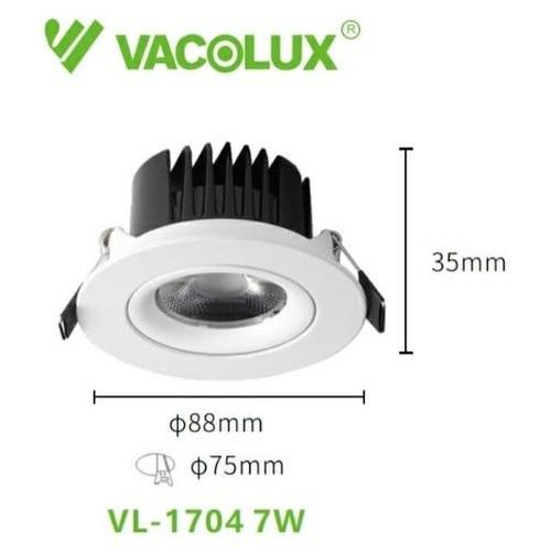 Jual LAMPU DOWNLIGHT LED VACOLUX 4000K 7W 7 WATT VL-1704 - Kota ...