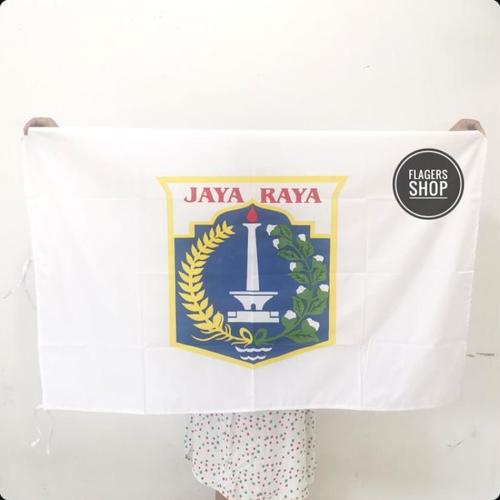 Jual asli Bendera DKI Jakarta Jaya Raya 90x135 cm - Jakarta Pusat ...