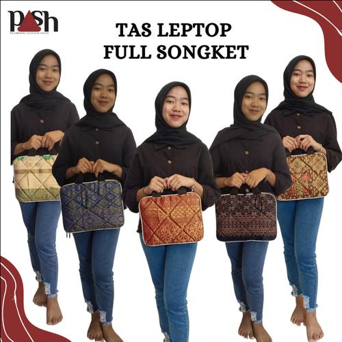 Jual Songket PaSH - Tas Laptop Full Songket Khas Palembang - V.1 - Kota ...