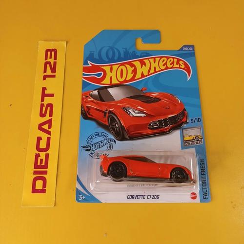 Jual Hot Wheels CORVETTE C7 Z06 Orange Hotwheels HW FACTORY FRESH ...