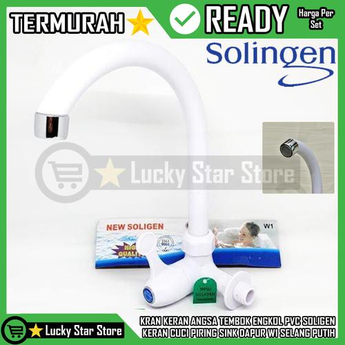 Jual KRAN KERAN AIR MODEL ANGSA TEMBOK ENGKOL PVC SOLIGEN KERAN CUCI ...