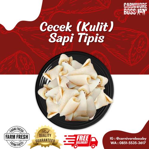 Jual CECEK SAPI TIPIS SUPER FRESH REBUS / CECEK SAPI SEGAR / KIKIL SAPI ...