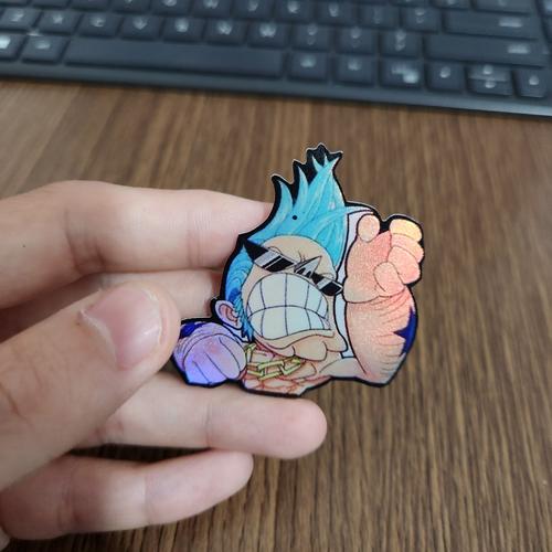 Jual Sticker Hologram Anime - PSH1810 - One Piece - Franky - Jakarta ...