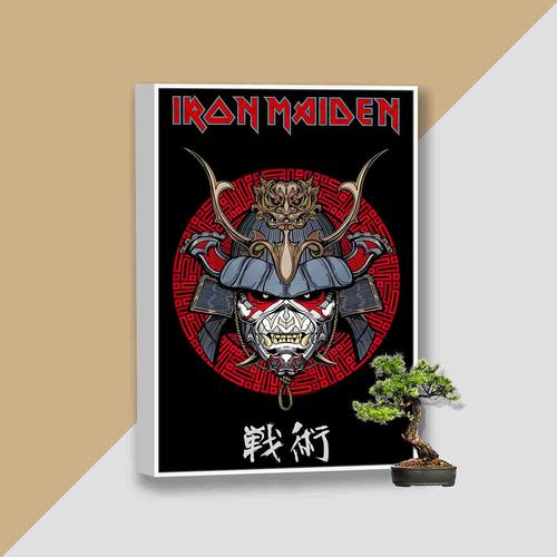 Jual Poster Band Iron Maiden - Senjutsu Samurai Eddie + Frame - Putih ...