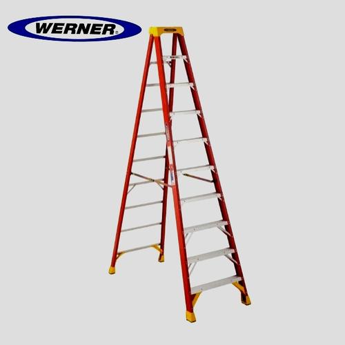 Jual Tangga Lipat Fiber Glass Werner 10 ft Step 3 Meter Made In USA ...