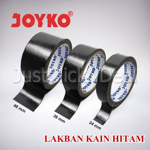 Jual JOYKO Lakban Kain Jilid Hitam 24 36 48 mm x 10 m Cloth Tape - 24 ...