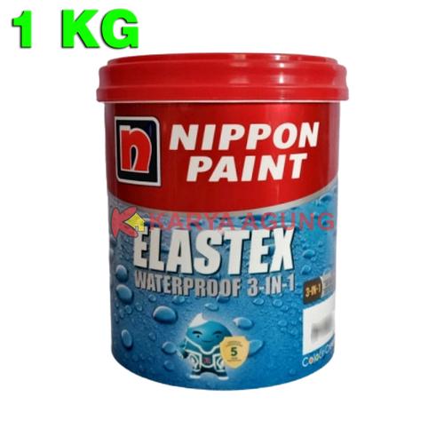 Jual Nippon ELASTEX 3 in 1 Waterproof 1 KG / Cat Tembok Anti Bocor ...
