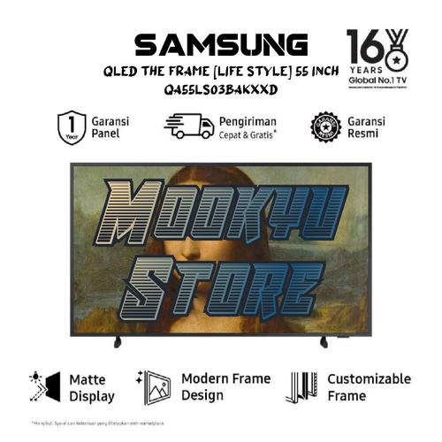Jual SAMSUNG QLED The Frame 55 inch QA55LS03BAKXXD | QA55LS03BAK UHD 4K ...