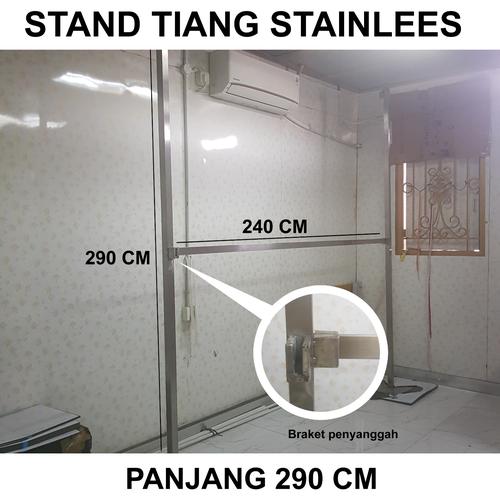 Jual Stand Tiang 3m untuk Backdrop Foto Studio Foto Booth Stainlees ...