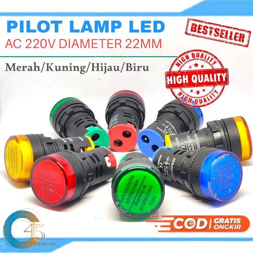 Jual Pilot Lamp LED 22mm 220V Signal Lamp - Hijau - Kab. Tangerang ...