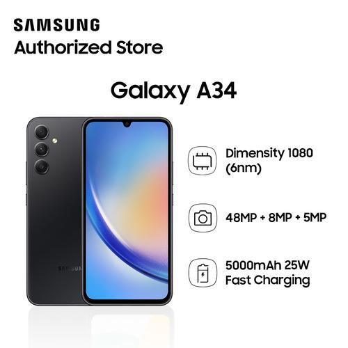 Jual Samsung Galaxy A34 5G 8/128GB - Awesome Graphite - Kota Pekanbaru ...