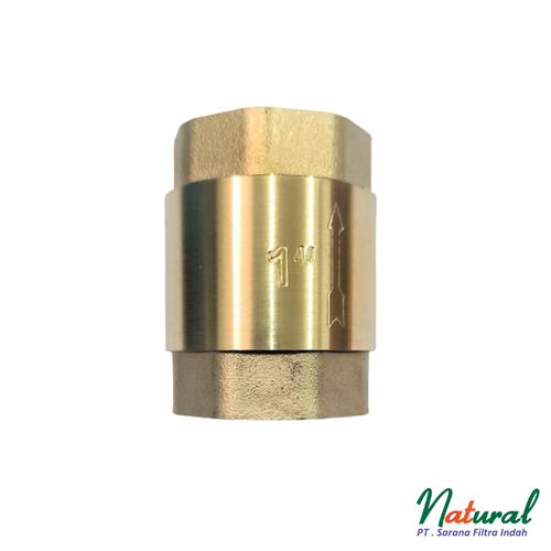 Jual Check Valve 1 inch , Brass , kuningan , kualitas bagus , merek ...