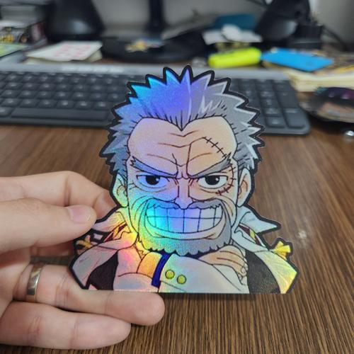 Jual Sticker Hologram Anime - PSH1782 - One Piece - Garp - Jakarta ...