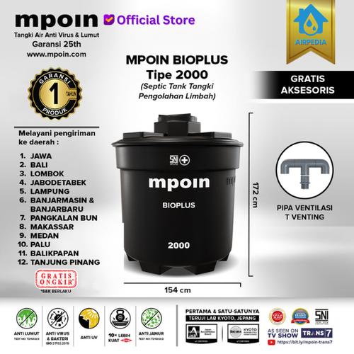 Jual Septic Tank MPOIN BIOPLUS 2000 - Toren / Tangki Pengolahan Limbah ...