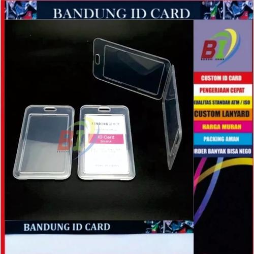 Jual frame case box transparan/casing box id card bening transparan ...
