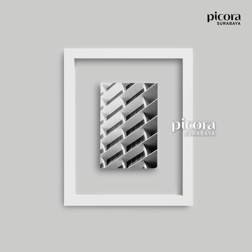 Promo PICORA ARTE Floating Frame 20x25cm (8R) Pigura Bingkai Foto Dinding - White - Kota ...