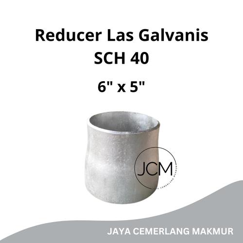 Jual Reducer Las Galvanis SCH 40 6" x 5" Inch / Reducer Las Galvanis ...