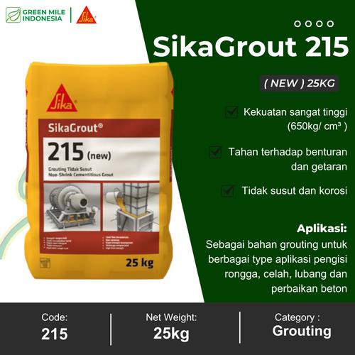 Jual SIKA GROUT 215 (NEW) SEMEN GROUTING (25KG) - Kota Surabaya - Green ...