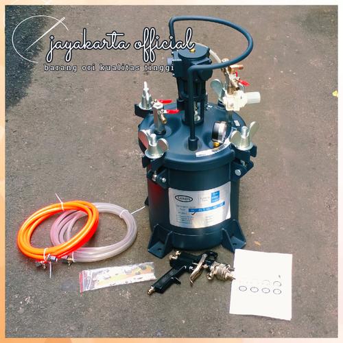 Jual Paint tank 10 liter spray gun alat pengaduk cat spray gun satu set ...