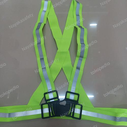 Jual Rompi Safety Karet V Hijau Elastis / Rompi Safety Vest Karet Hijau ...