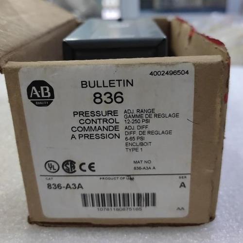 Jual Allen-Bradley Bulletin 836-A3A Pressure Control Switch 12-250Psi ...