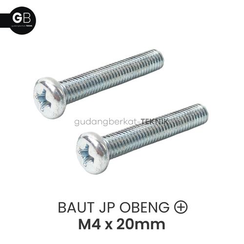 Jual Baut JP 4x20 Pan Head / JP M4x20 Kepala Obeng Plus M4 - Kota Bekasi - GB Teknik Bekasi ...