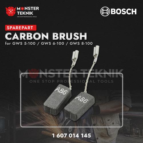 Jual Carbon Brush Bosch (1607014145) for GWS 5-100 / GWS 6-100 / GWS 8 ...
