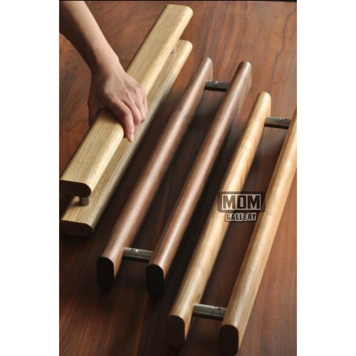 Promo Handle Pintu Kayu Jati Model Flat Oval / Handle Kayu Jati ...