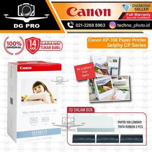 Jual Paper Canon RP108 / KP108 Paper RP-108 / KP-108 For Selphy Printer ...