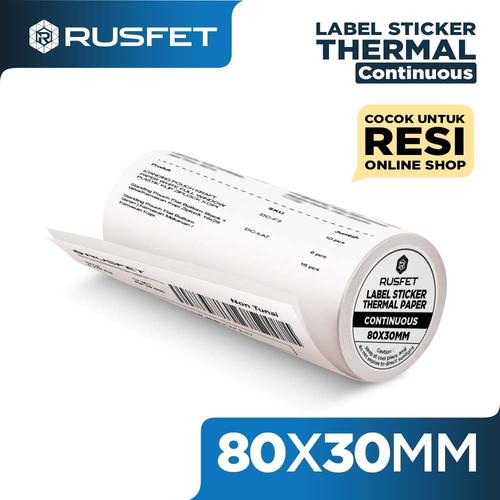Jual Label Resi Thermal Label Thermal Barcode Label Stiker - Label ...