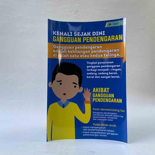 Jual Poster Kesehatan Telinga, Poster Kesehatan Indera, Poster ...