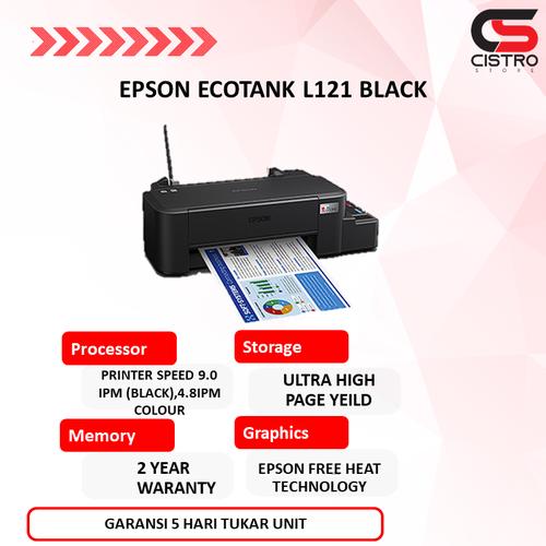 Jual EPSON ECOTANK L121 INK TANK PRINTER - Jakarta Timur - Agres ID ...